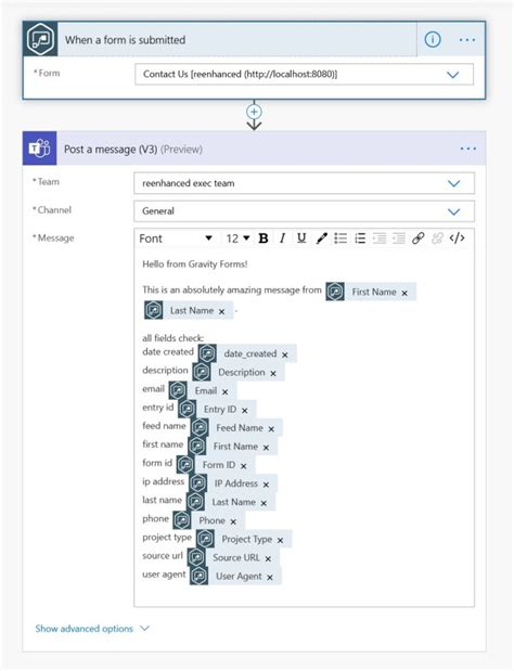 Gravity Forms Power Automate Add On Reenhanced