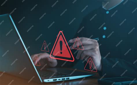 Premium Photo Malicious Software Virus And Cybercrime System Warning Hacked Alert Cyberattack