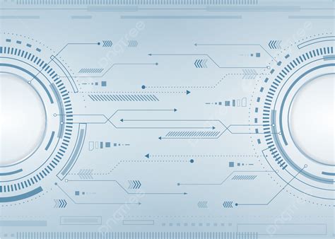 White Blue Technology Background Grey Style Hi Tech Future Cyber Background Image And