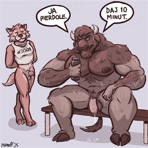 Rule 34 2025 Anthro Asking To Wait Balls Bench Bison Bodily Fluids Bottle Bottomless Bovid