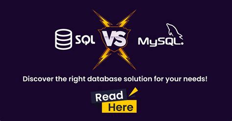 Sqlvsmysql Sql Mysql Differencebetweensqlandmysql Database Dbms