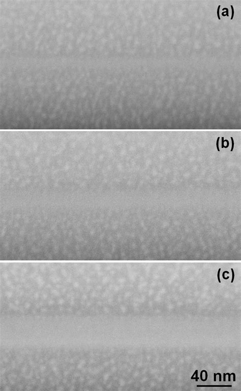 cross sectional sem image of three pt sio 2 pt multilayer structures