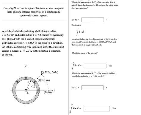 Solved What is the y ﻿component By(P) ﻿of the magnetic field | Chegg.com
