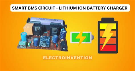 Lithium Ion Battery Charger Smart Bms Circuit Using Tp4056