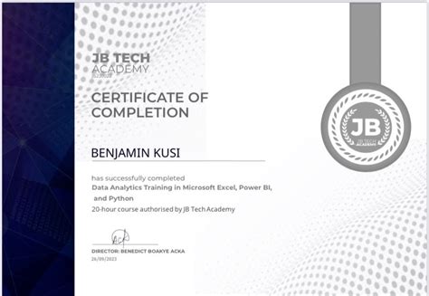Kusi Benjamin On Linkedin Certifieddataanalyst Dataanalytics Bigdatainsights Powerbi Python