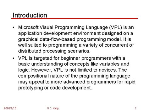 Visual Programming Language Vpl 12 Instructor Prof Shihchung