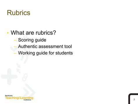 Blackboard Rubrics The Good The Bad And The Ugly Ppt
