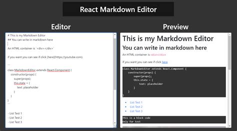 Github Cnrza999react Markdowneditor This Is Markdown Editor