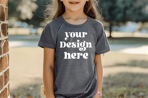 Gildan 500b Graphite Heather Mockup Graphic By Mockupstore · Creative