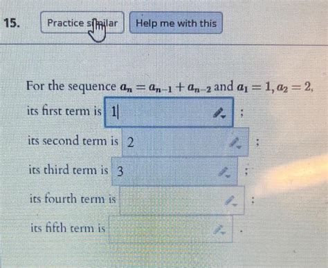solved for the sequence an an−1 an−2 and a1 1 a2 2 its