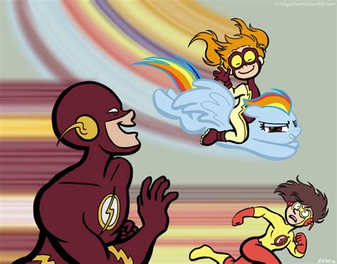 Flash And Rainbow Dash Speed Force