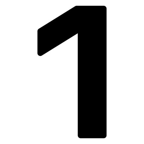 Number 1 Icon Png