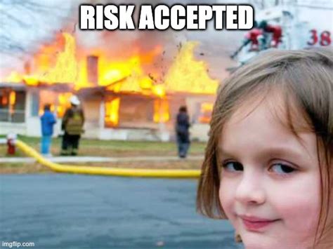 Girl Smiling With House Burning Imgflip