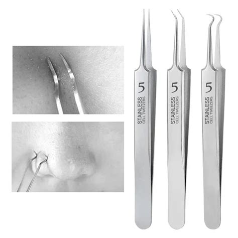Pimple Extraction Tool Ultra Fine Tweezer For Acne And Blackhead