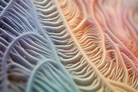 Microscopic Macro Close Up Shot Scientific Research Epithelial Tissue