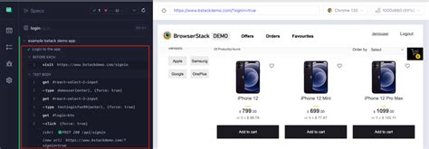 Cypress Custom Commands Browserstack