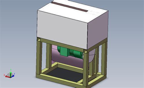 滚刀式裁切机sw18可编辑cadsolidworks 2018模型图纸下载 懒石网