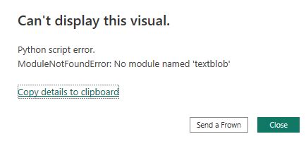 Unable To Get Nltk Or TextBlob Working In Power BI Python Enterprise DNA Forum