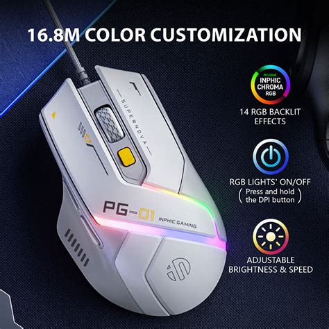 Inphic Pg1 Gaming Mouse Wired Mouse Rgb Mouse For Gaming Inphic Electronics Co Ltd