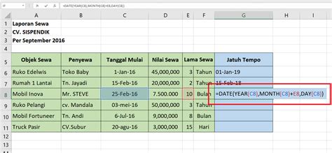 Cara Membuat Peringatan Jatuh Tempo Di Excel Hongkoong