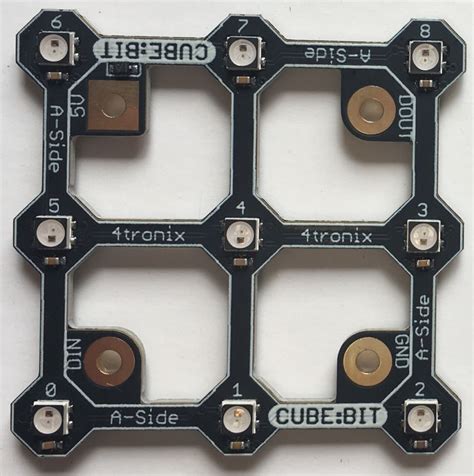 Cubebit Slice Of Magical Rgb Cube Of Awesome Cubebit 4tronix