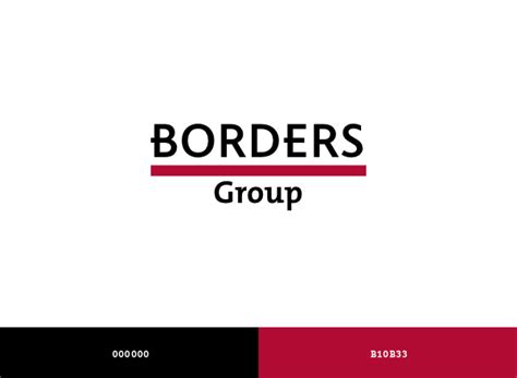 Borders Group Brand Color Codes