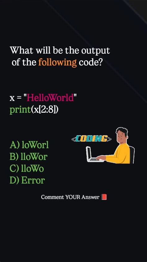 Python Quiz Follow For Daily Quiz 🔥 Python Pythonquiz Instagram