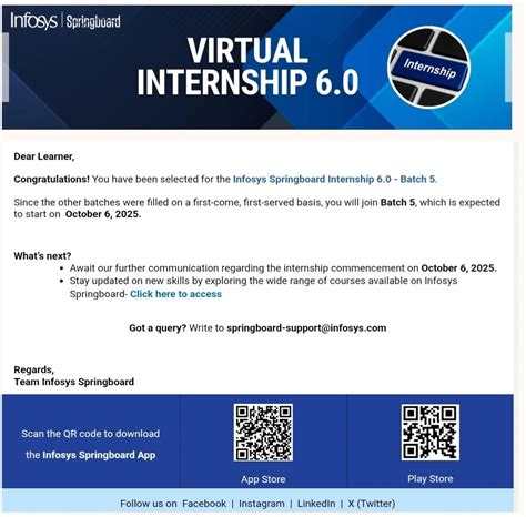 Feeling Proud To Share That Ive Been Shortlisted Through Infosys