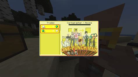 one punch man custom gui pack minecraft texture pack