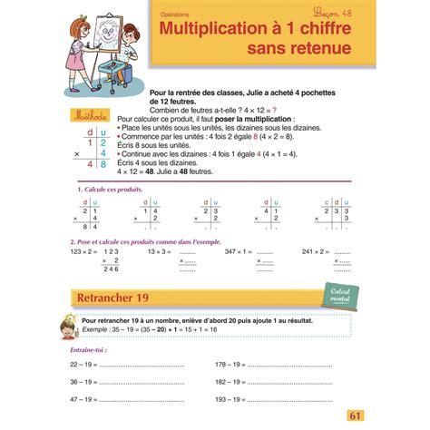 Sami Et Julie Méthode De Calcul Je Calcule Vite Et Bien