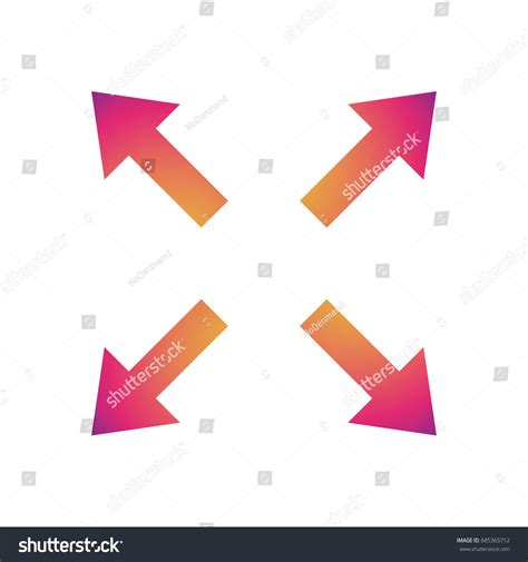 Arrow Symbol Color Gradient Watching Different Stock Vector Royalty Free 685365712 Arrow Symbol Color Gradient Watching Different Stock Vector Royalty Free 685365712