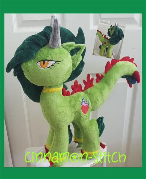 Mlp Plushie Commission Ember Roar By Cinnamon Stitch On Deviantart