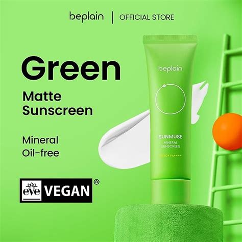 Beplain 🇸🇬 Sunmuse Mineral Sunscreen Spf 50 Pa 50ml Matte