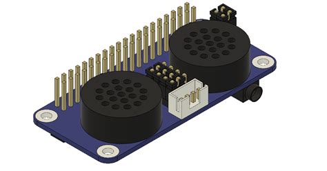 Spotpear Audio Module B For Raspberry Pi By Galshemesh Download Free Stl Model