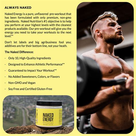 Vegan Pre Workout Supplement Naked Energy Naked Nutrition