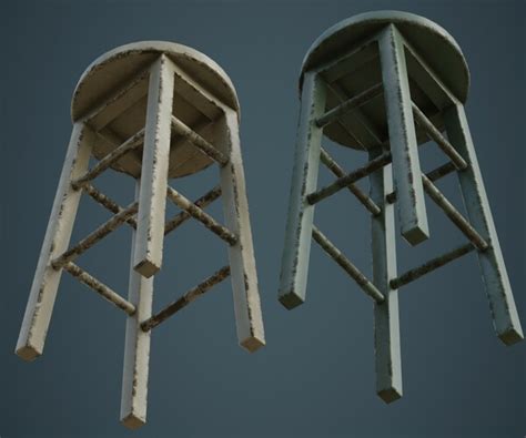 Artstation Stool 2d Game Assets