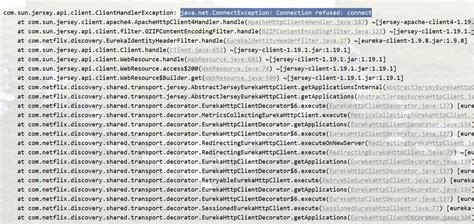 Connectexception Connection Refused Connect端口号被占用杀死占用端口号一般为8080的进程释放端口彻底关闭