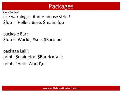 Introduction To Perl Programming Ppt