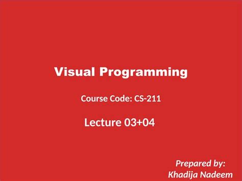 Lecture 0304 Namespace Variables Commentspptx