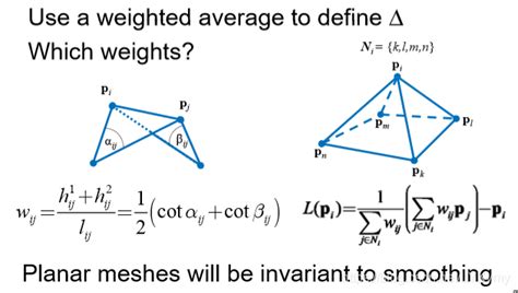 Laplacian Smooth 基于laplacian算子的网格平滑 Csdn博客