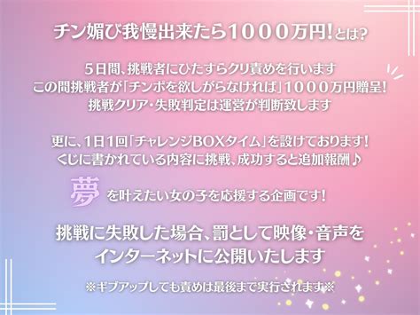 【クリ責め特化】チン媚び我慢出来たら1000万円あなたの夢を叶えてみませんか ～服飾専門学生中村小晴の場合～ ファムファタール総合案内所