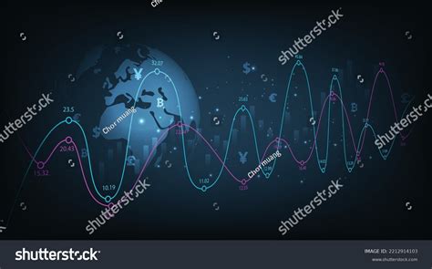 Stock Market Forex Trading Graph Conceptbusiness Stock Vector Royalty Free 2212914103
