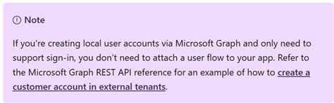 Error Disabling Sign Up Option In Entra External Id User Flow