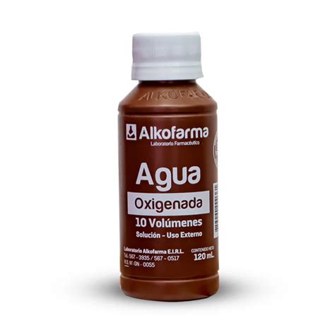Agua Oxigenada 10 Volúmenes Solución 120 Ml Homecare
