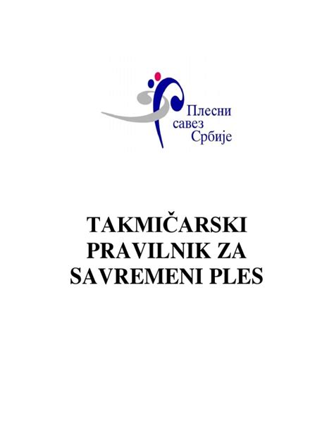 takmičarski pravilnik savremeni ples 30 12 2020 pdf
