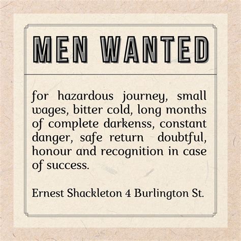 Jon Law Phd On Linkedin Shackletons Infamous Ad His Call To