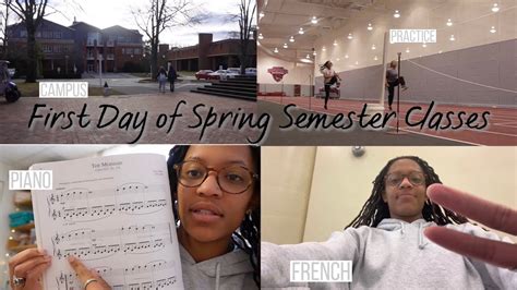 First Day Of Spring Semester Classes Freshman Year ‘23 Youtube