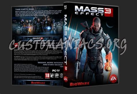 Mass Effect 3 Dvd Cover Dvd Covers And Labels By Customaniacs Id