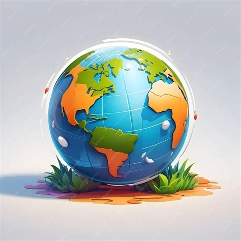 Premium Photo Global Icon World Map Symbol Earth Sphere International