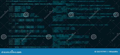 Programming Console With Dark Background Coding Vector Illustration